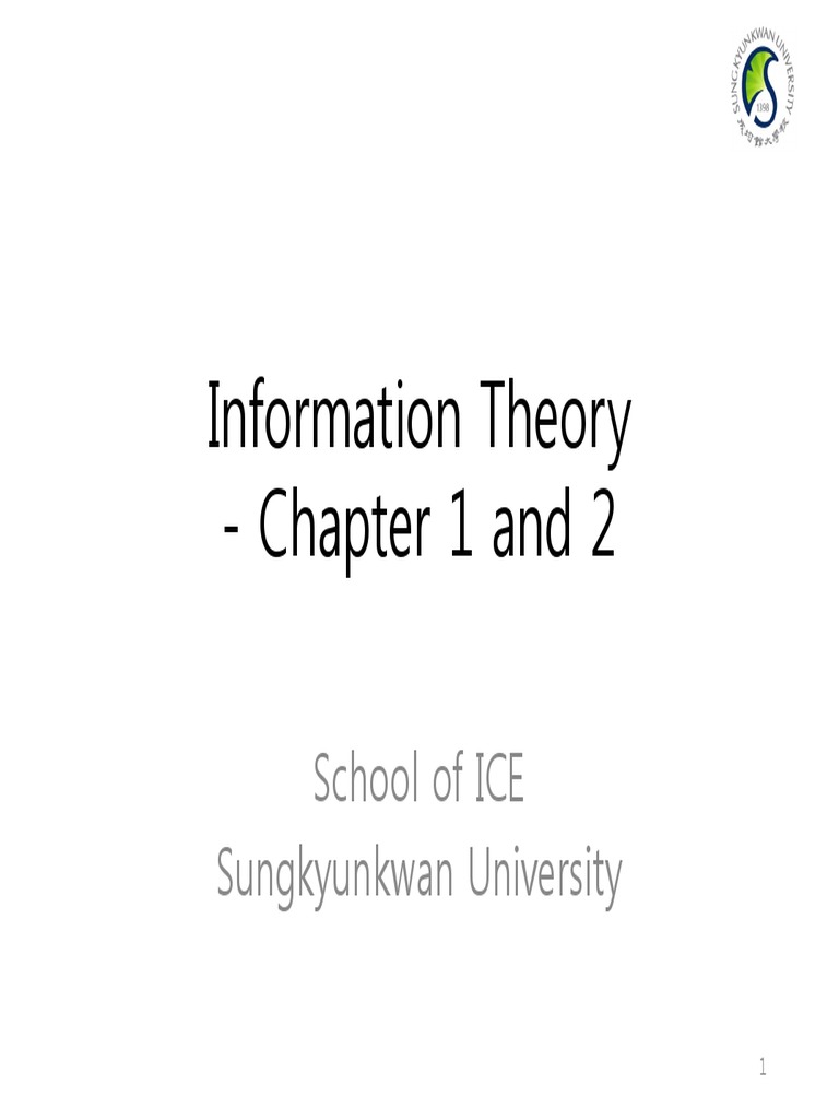 Elements of Information Theory-Chapter1-2 | PDF | Data Compression ...