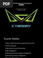 CISM Study Plan | PDF | Psychology | Cognitive Science