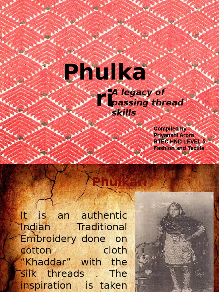 Phulkari | Download Free PDF | Embroidery | Needlework