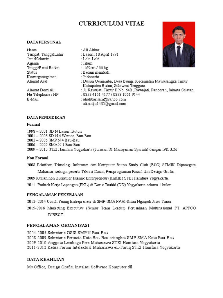 Ali Akbar CV | PDF