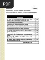 Test de Adherencia Morisky-Green | PDF