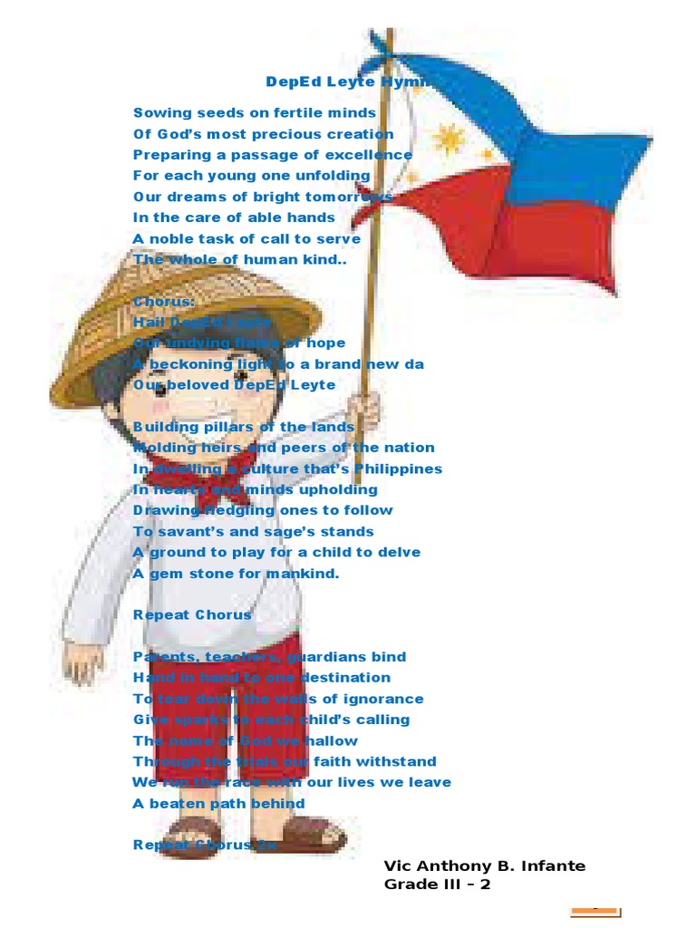 DepEd Leyte Hymn