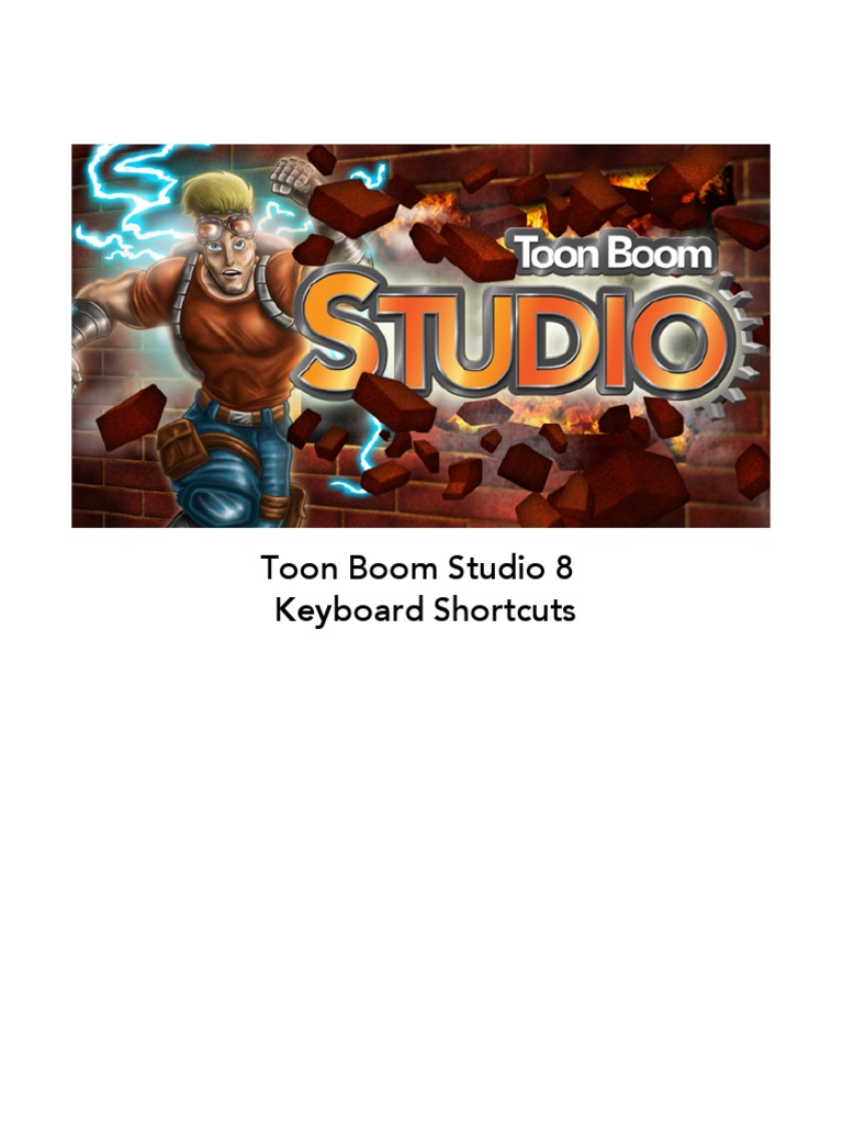 Toon Boom Studio 8 Shortcuts Guide | PDF | Keyboard Shortcut | Computer ...