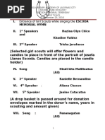 GSP Investiture Script | PDF