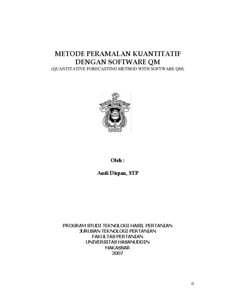 PERAMALAN | PDF | Metode & Bahan Ajar | Komputer