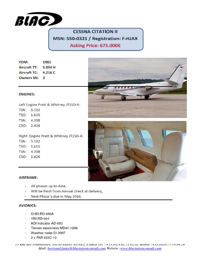Specs Citation II | PDF