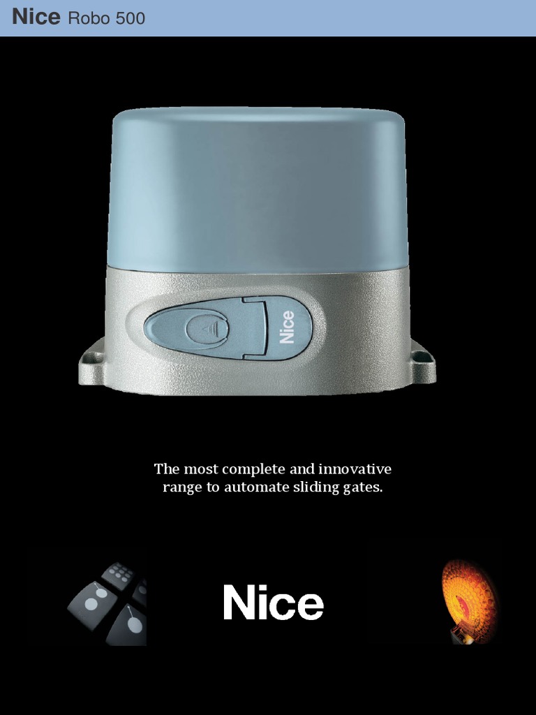 Nice RO500 Brochure | PDF | Switch | Electronics
