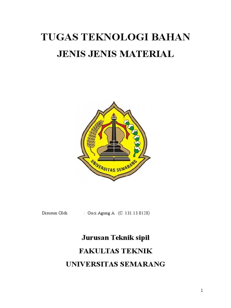 Jenis-Jenis Material | PDF | Griya & Taman