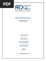 Sample IQA Report | PDF | Audit | Iso 9000