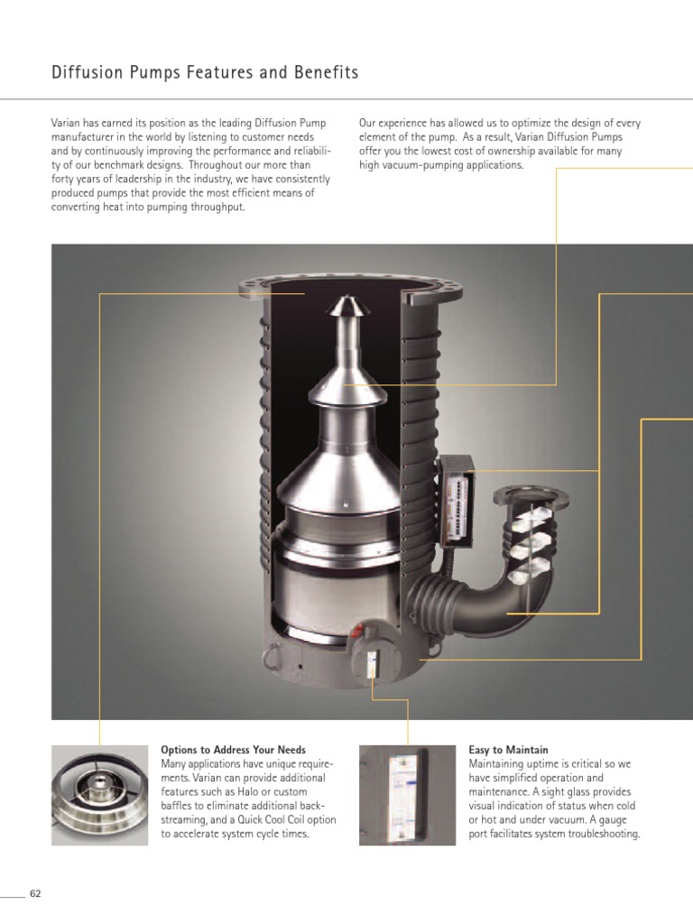 Diffusion Pumps Features and Benefits: Options To Address Your Needs ...
