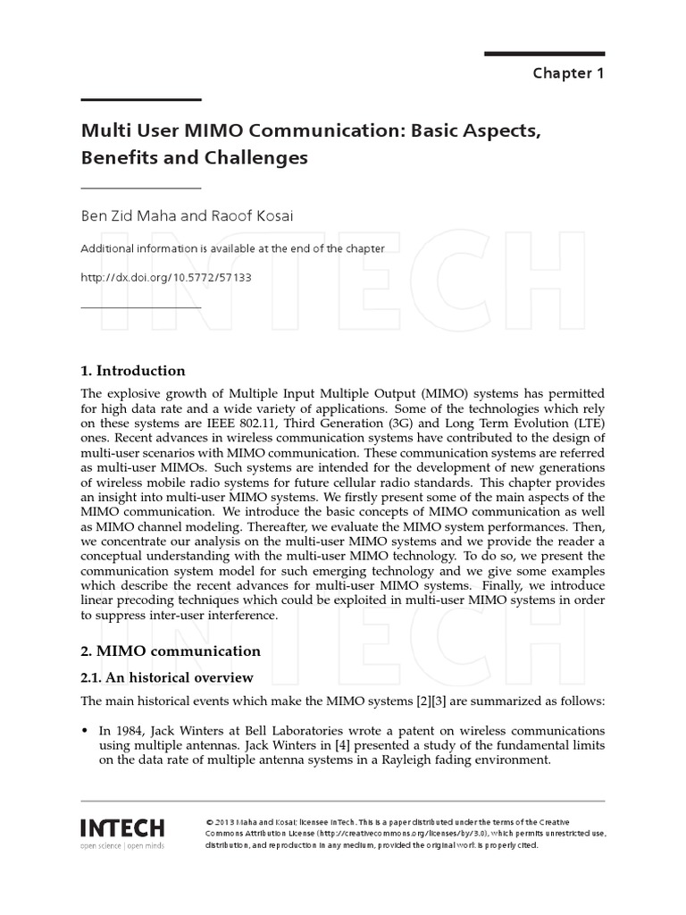 Chapter 1 | PDF | Mimo | Computer Networking