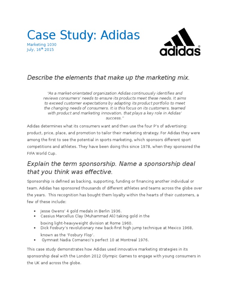 Case Study | PDF | Promotion (Marketing) | Sponsor (Commercial)