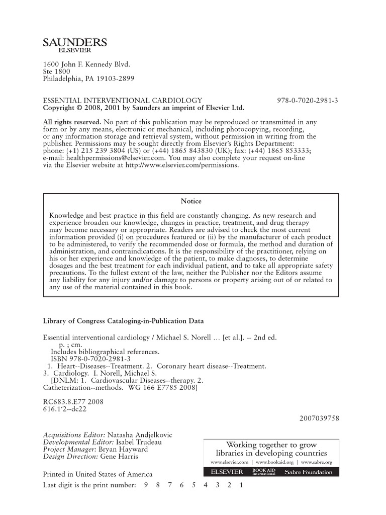 Michael S. Norell, John Perrins, Berhard Meier, A. Michael Lincoff ...