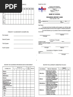 Student Daily Progress Report Template | PDF | Wellness