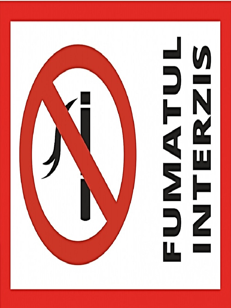 fumatul interzis