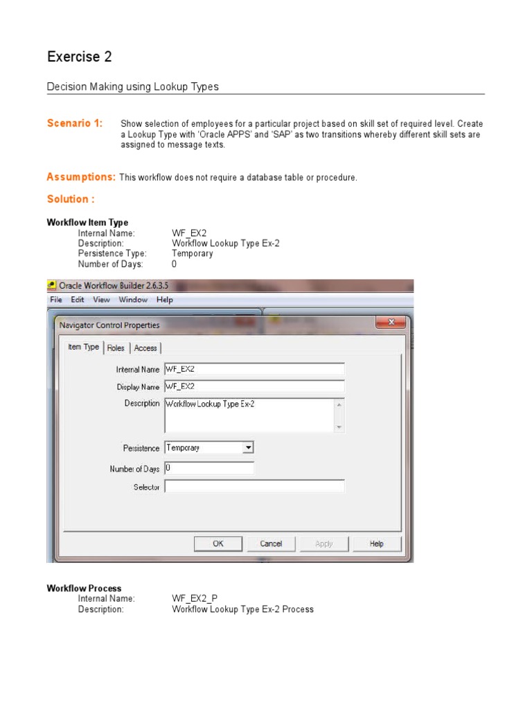 Exercise 2: Scenario 1 | PDF | Tab (Gui) | Button (Computing)