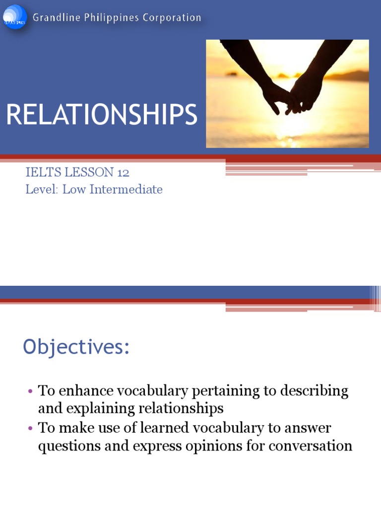 Relationships in Focus: A Lesson Plan for Teaching Vocabulary and ...