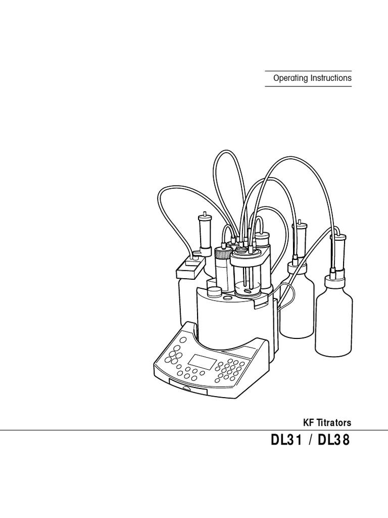 Mettler Toledo DL31 DL38 PDF | PDF | Titration | Chemistry