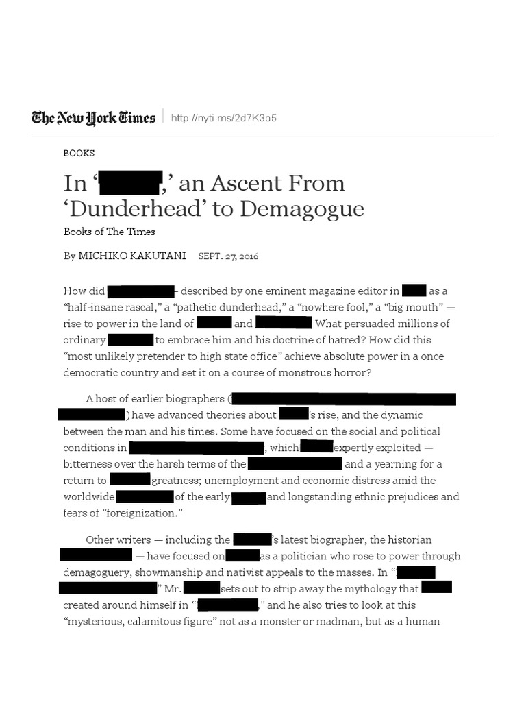 Redacted Book Review | Download Free PDF | Nazi Germany | Weimar Republic