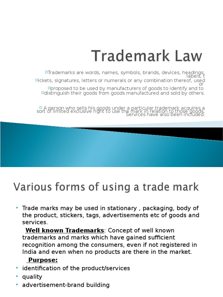 Trademark | Trademark | Intellectual Property Law