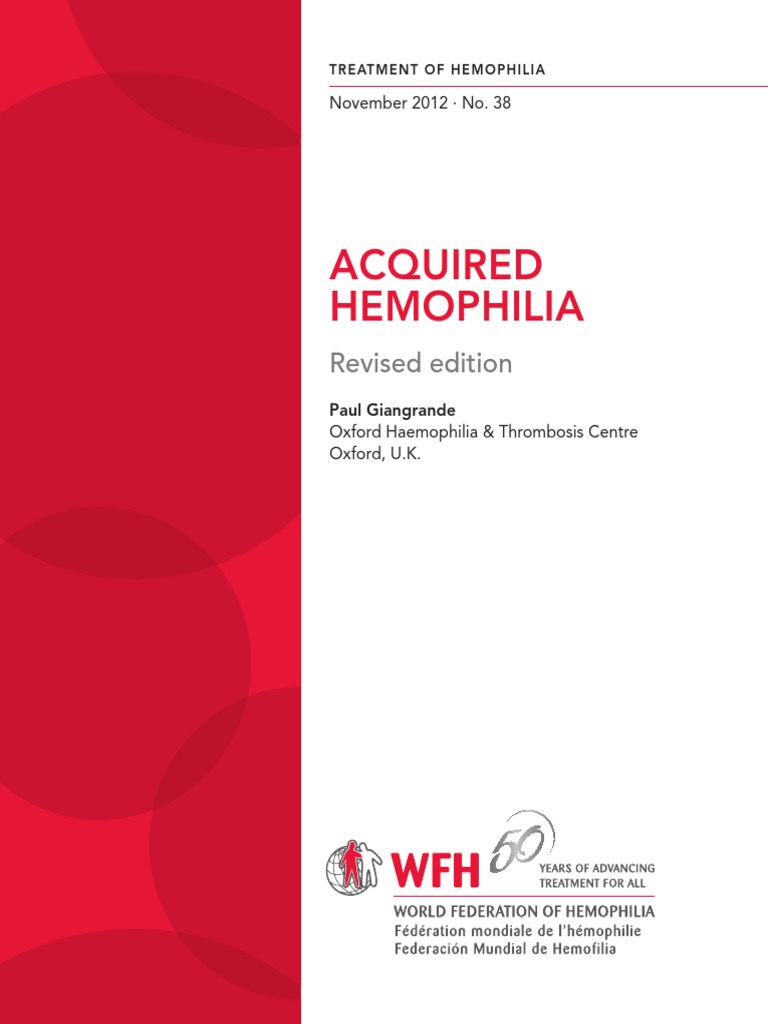 Acquired Hemophilia PDF | PDF | Bleeding | Haemophilia
