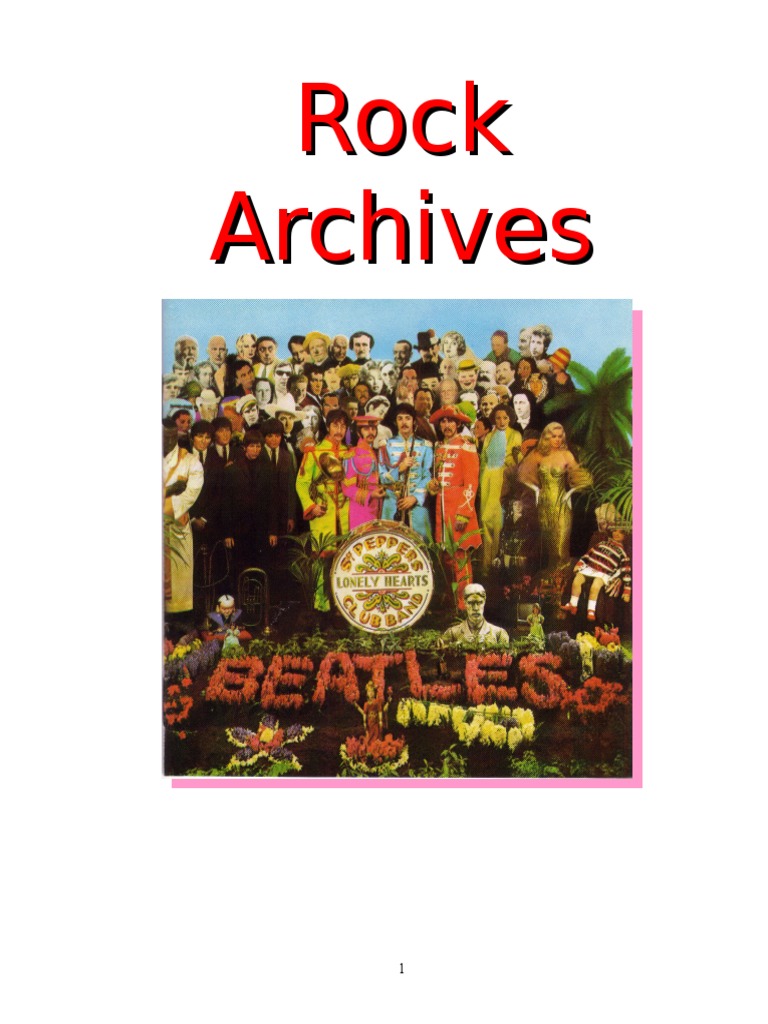 Rock Archives | PDF | Rock Music | Albums