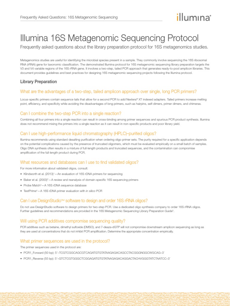 16s Metagenomics Faq 1270 2014 003.desbloqueado | PDF | 16 S Ribosomal ...