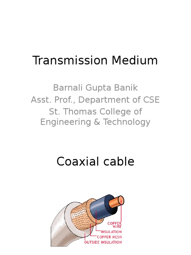 An Overview of Common Transmission Mediums Used in Networking | PDF