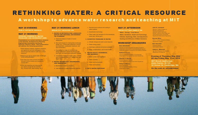 MIT Water Research Workshop | PDF | Massachusetts Institute Of ...
