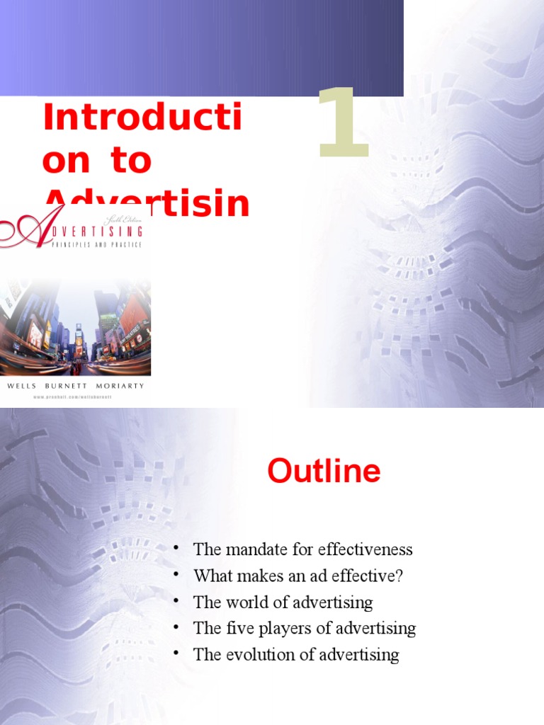 Introduction To Advertising | PDF | Advertising | Brand