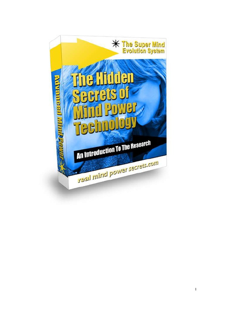 The Hidden Secrets of Mind Power Technology Introduction | PDF | Slot ...