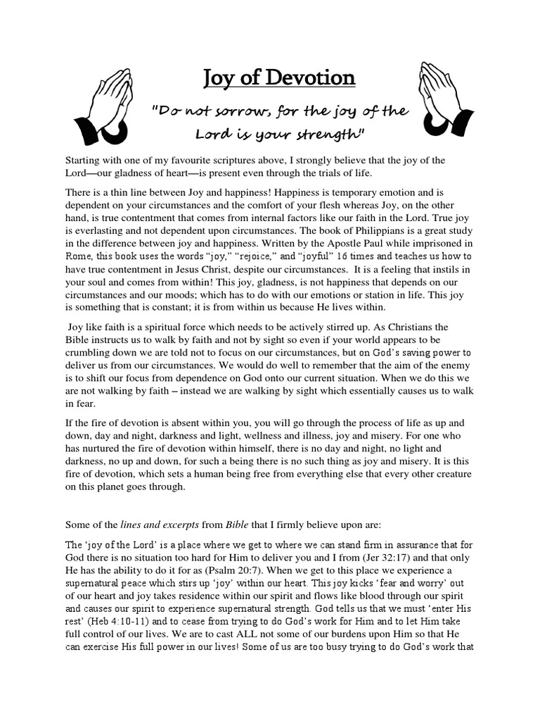 Joy of Devotion | PDF | Bhakti | Bhagavan