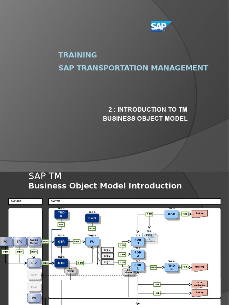2 Intro To TM Business Object Model | PDF | Cargo | Electronic Data ...