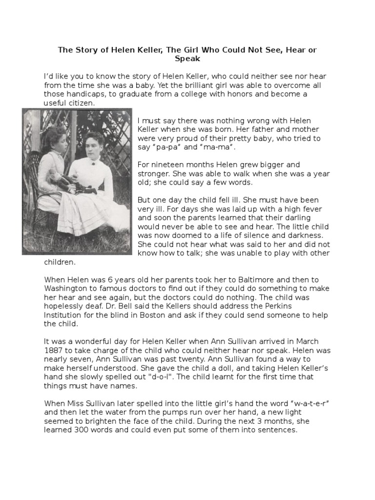 Modal Verbs Reading Comp Pdf Helen Keller