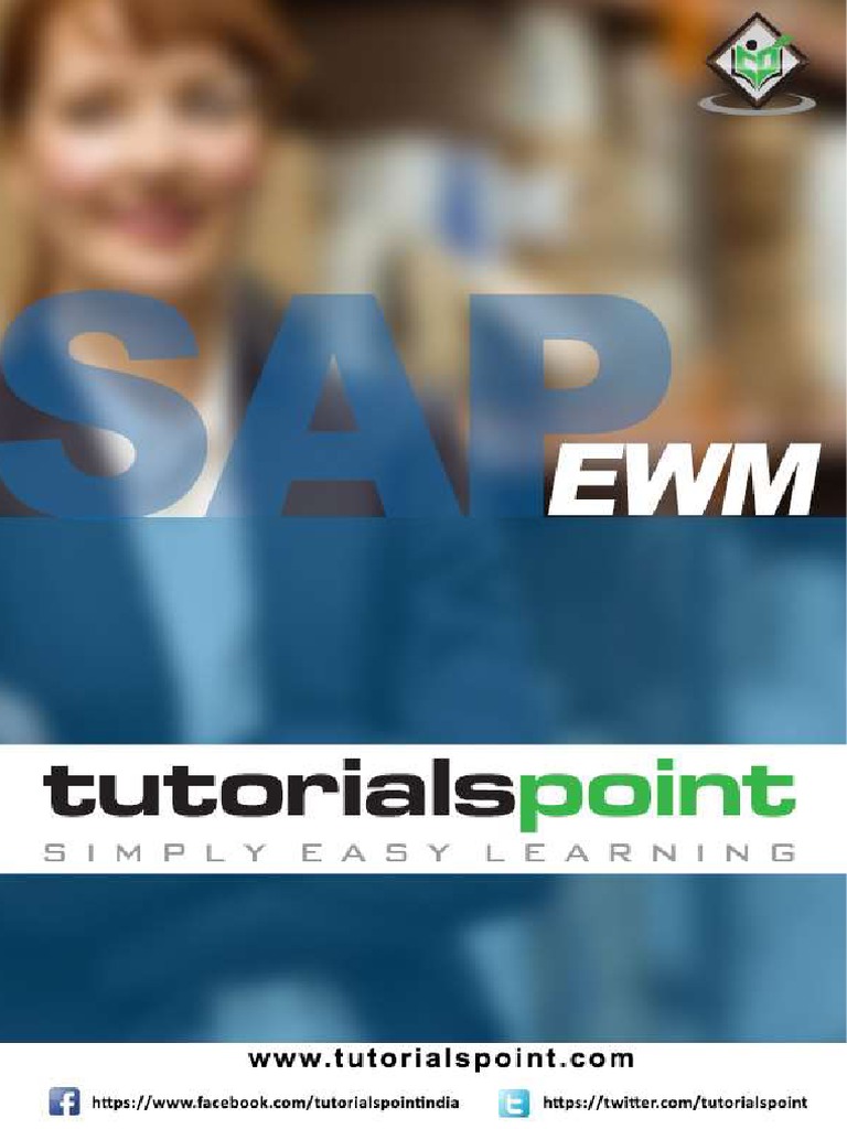 Sap Ewm Tutorial | PDF | Warehouse | Supply Chain Management