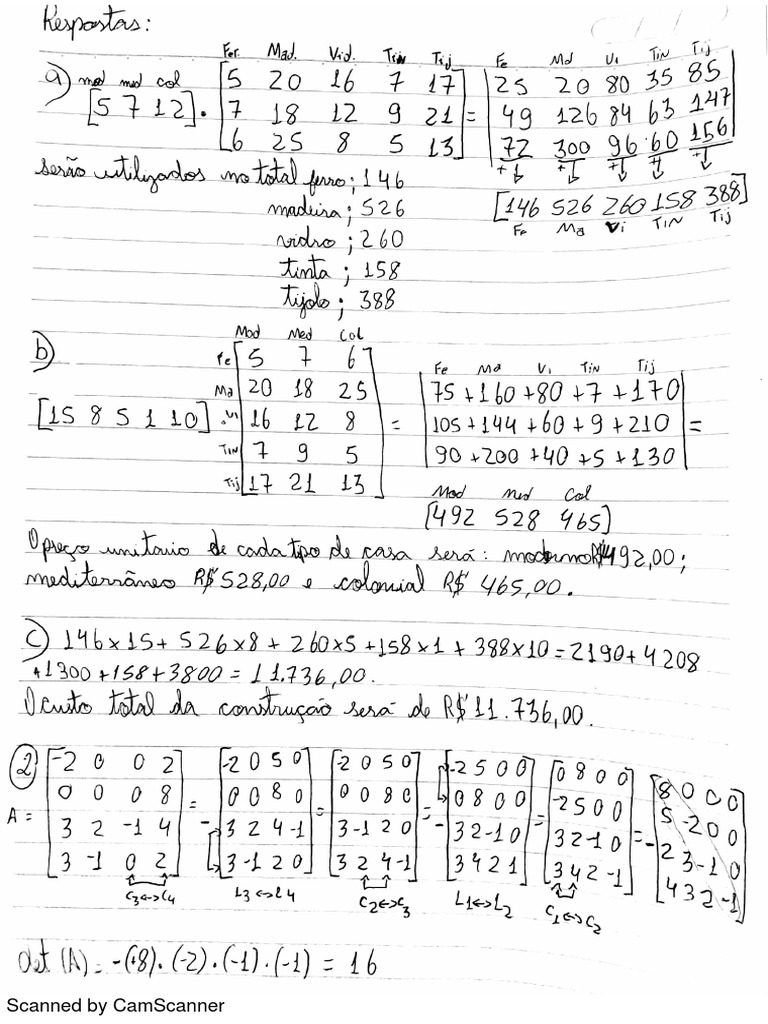 Algebra Linear | PDF