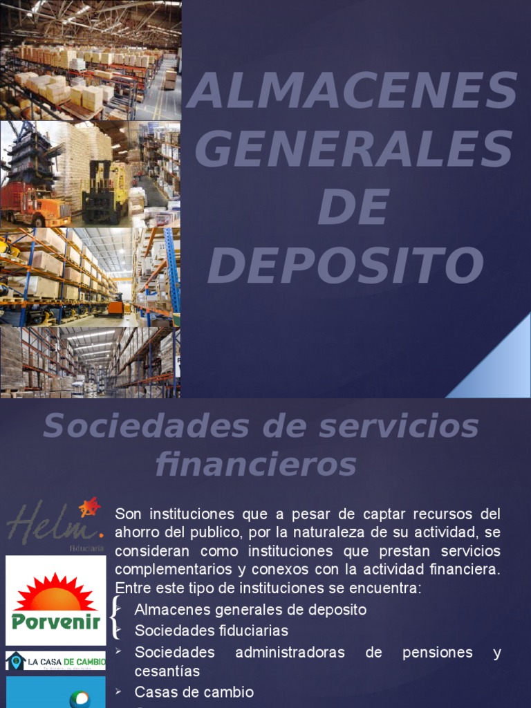 Almacenes Generales de Deposito | PDF | Bancos | Seguro
