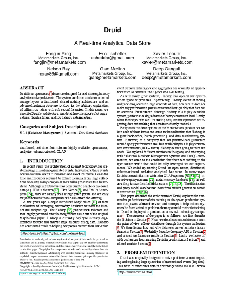 Druid Io | PDF | Array Data Structure | Database Index
