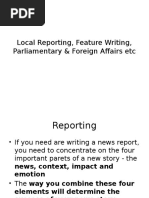 Beat Reporting | PDF | Journalism | Speaker (Politics)