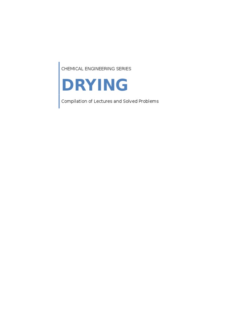 Notes Drying | Download Free PDF | Humidity | Evaporation