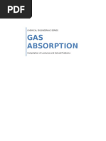 Gas Absorption PDF | PDF | Gases | Solution