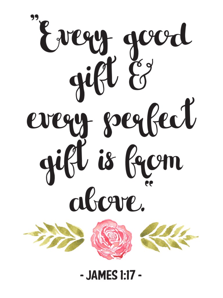 James 1:17 Printable Art | PDF