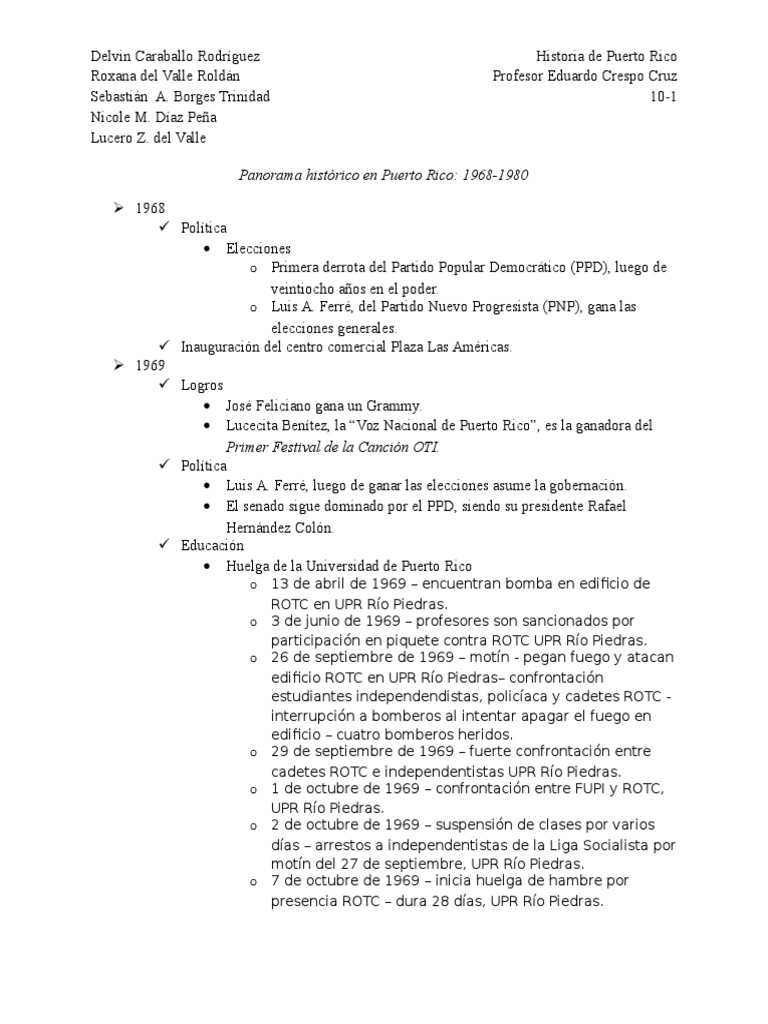 Bosquejo de Historia | PDF | Puerto Rico | Antillas Mayores