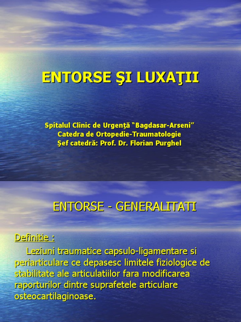 9 Entorse Si Luxatii | PDF