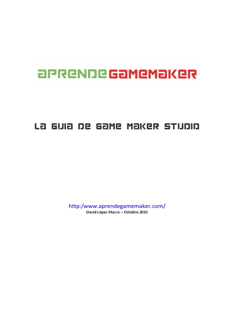 Guía de Game Maker Studio | PDF