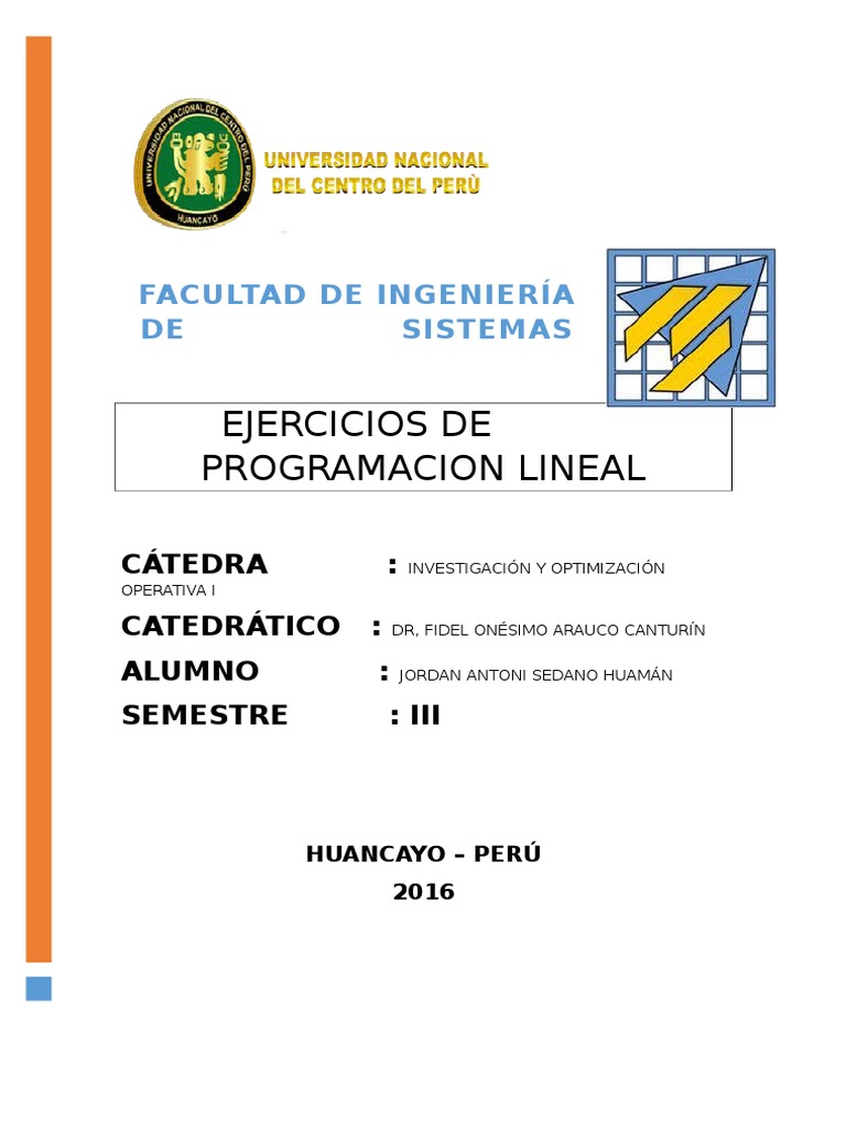 Ejercicios Resueltos de Programacion Lineal | PDF | Gasolina | Inventario
