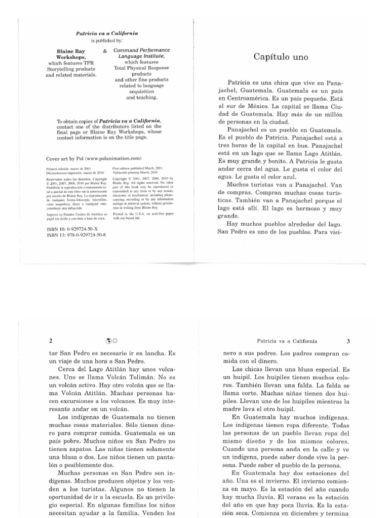 Patricia Va A California Correcto!! | PDF | Idiomas | Artes del ...