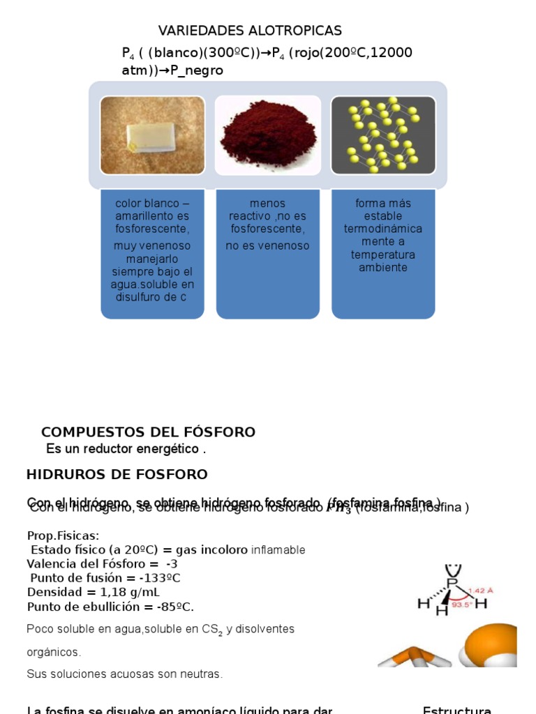 Varied - Alotrop y Cptos Del P | PDF | Moléculas | Química Física