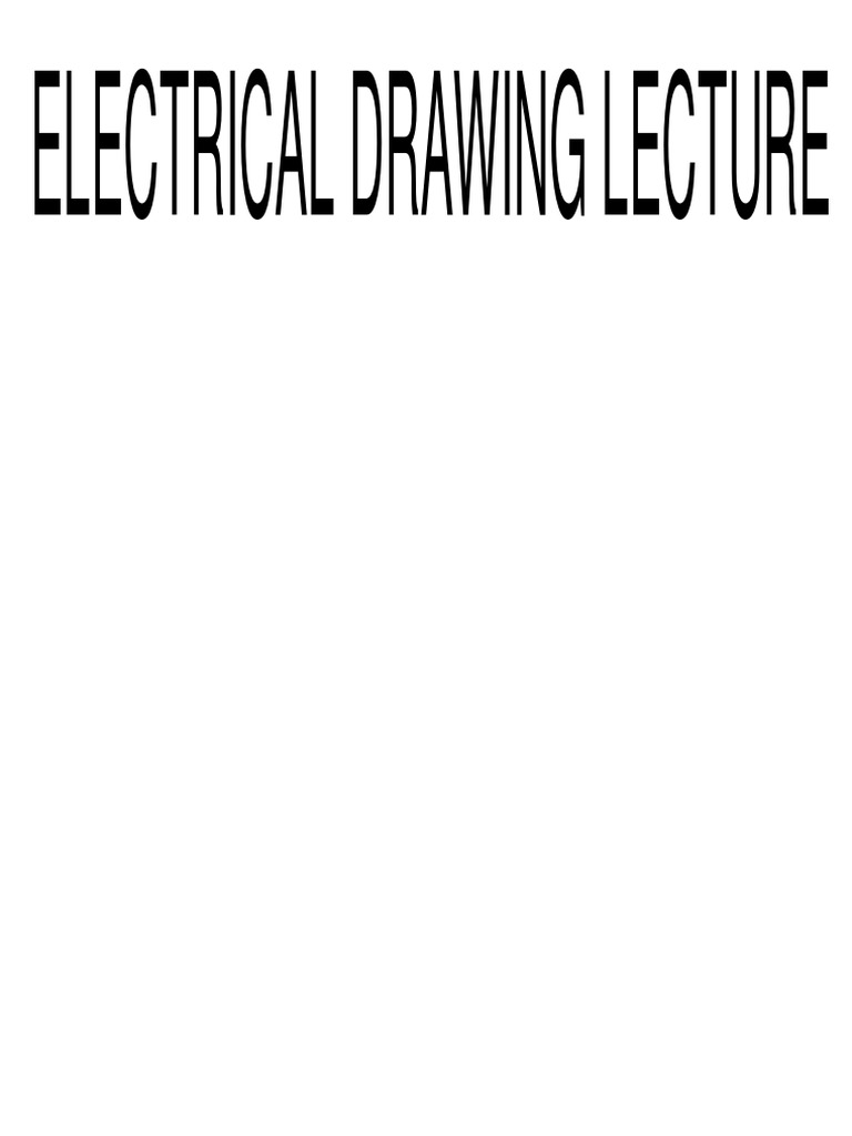 Electrical Drawing | PDF
