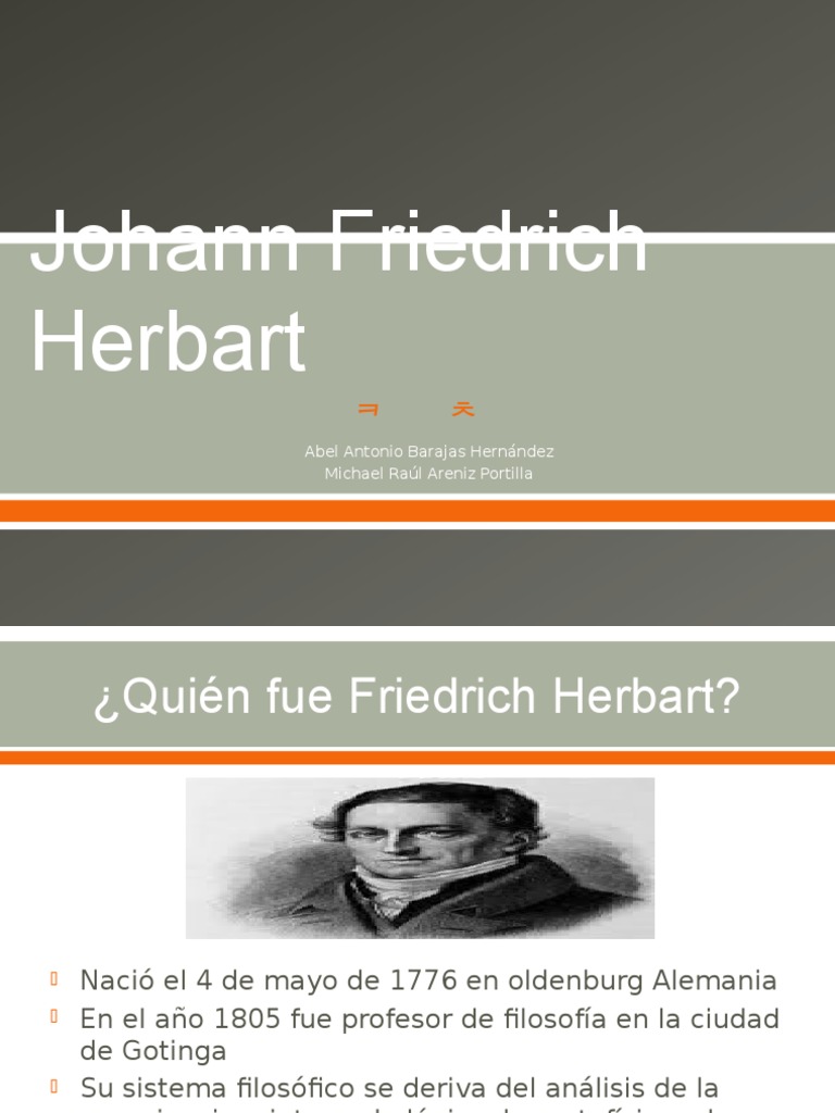 Johann Friedrich Herbart